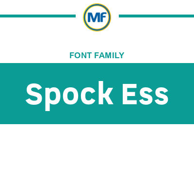 Spock Ess Font Family: Download Free | MaisFontes