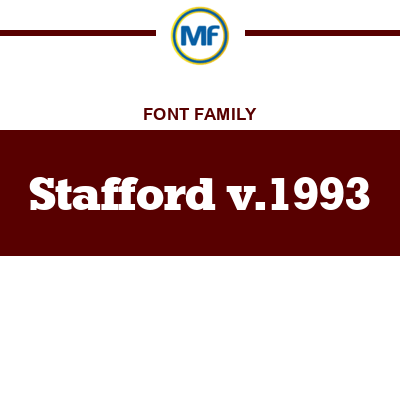 Stafford v.1993 Font Family: Free Download | MaisFontes
