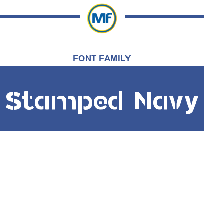 Stamped Navy Font Family: Download Free | MaisFontes