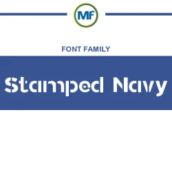Stamped Navy Bold: Free Font Download | MaisFontes