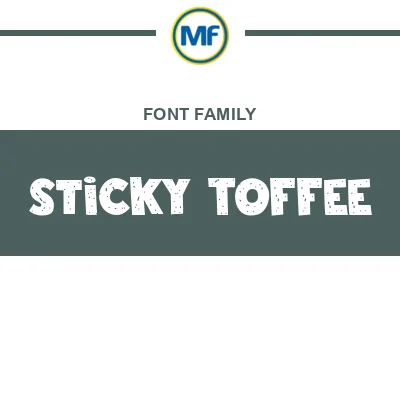 Sticky Toffee Font Family: Free Download | MaisFontes