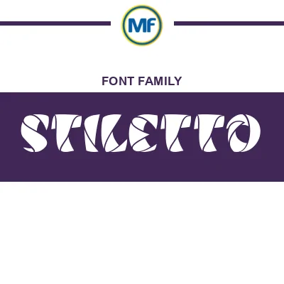 Stiletto Font Family: Download Free | MaisFontes