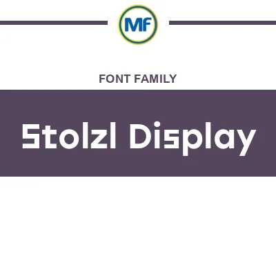 Stolzl Display Font Family: Download Free | MaisFontes
