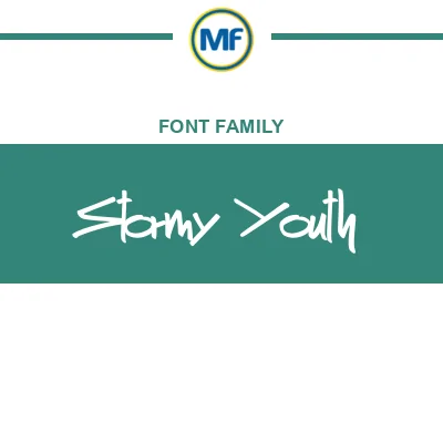 Stormy Youth Font Family: Free Download | MaisFontes