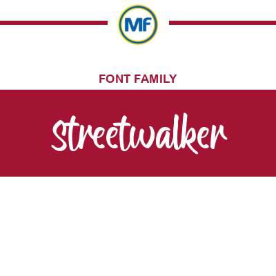 Streetwalker Font Family: Download Free | MaisFontes