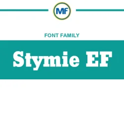 Stymie EF Condensed Medium Font: Free Download | MaisFontes