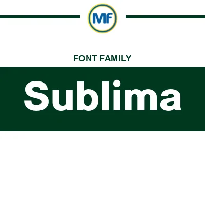 Sublima Font Family: Free Download | MaisFontes