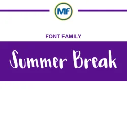 Summer Break Regular Font: Free Download | MaisFontes