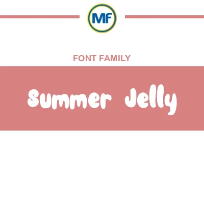 Summer Jelly Font Family: Download Free | MaisFontes