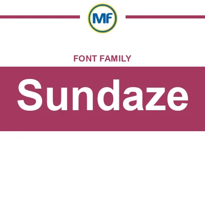 Sundaze Font Family: Download Free | MaisFontes