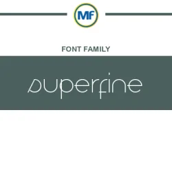 Superfine Font: Free Download | MaisFontes