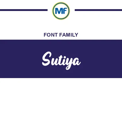 Sutiya Font Family: Download Free | MaisFontes