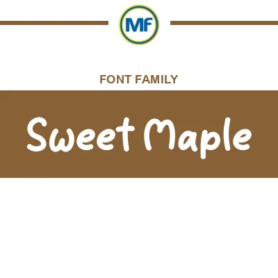 Sweet Maple Font Family: Download Free | MaisFontes