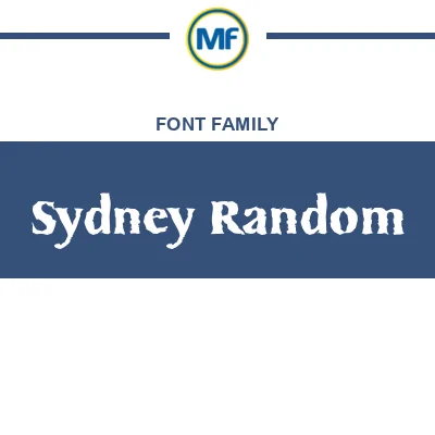 Sydney Random Font Family: Download Free | MaisFontes