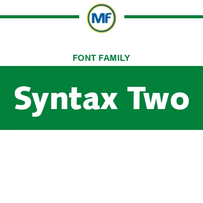 Syntax Two Font Family: Download Free | MaisFontes