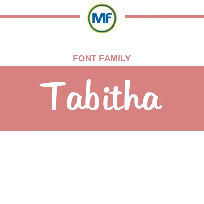 Tabitha Font Family: Download Free | MaisFontes