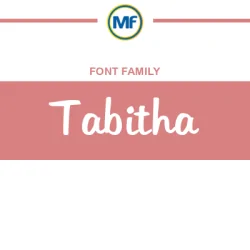Tabitha Font: Free Download | MaisFontes