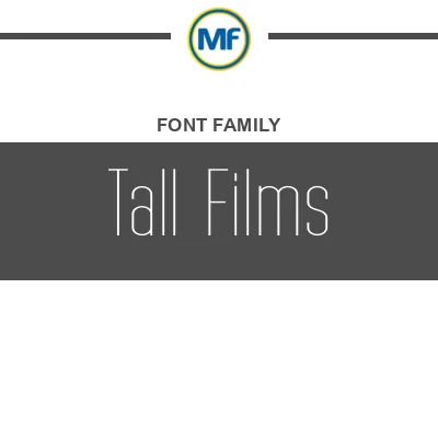 Tall Films Font Family: Download Free | MaisFontes