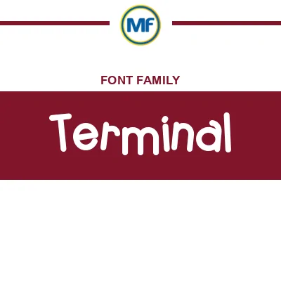 Terminal Font Family: Free Download | MaisFontes