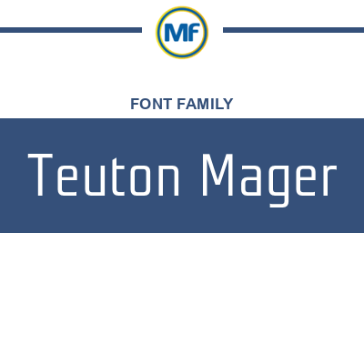 Teuton Mager Font Family: Download Free | MaisFontes