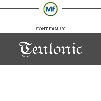 Teutonic Font Family: Download Free | MaisFontes