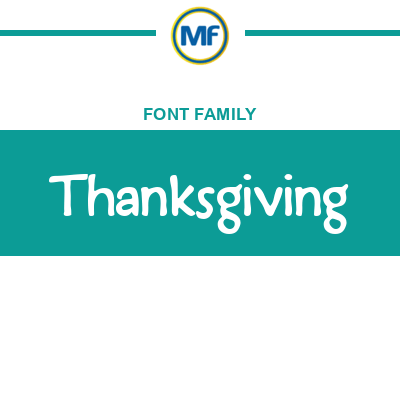Thanksgiving Font Family: Download Free | MaisFontes
