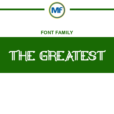 The Greatest Font Family: Download Free | MaisFontes
