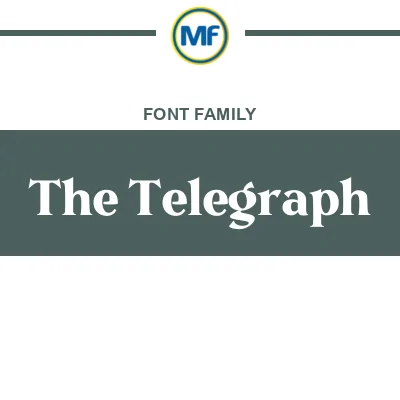 The Telegraph Font Family: Download Free | MaisFontes