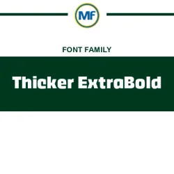 Thicker ExtraBold Upright Font: Free Download | MaisFontes