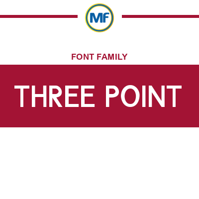 Three Point Font Family: Download Free | MaisFontes