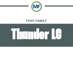 Thunder LC Bold: Download Free Font | MaisFontes