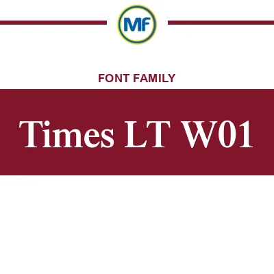 Times LT W01 Font Family: Download Free | MaisFontes