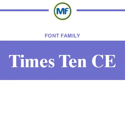 Times Ten CE Font Family: Download Free | MaisFontes
