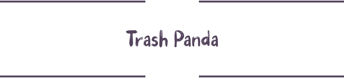 Trash Panda Regular: Free Font Download | MaisFontes