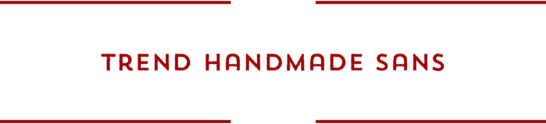 Trend Handmade Sans Five: Free Font Download | MaisFontes