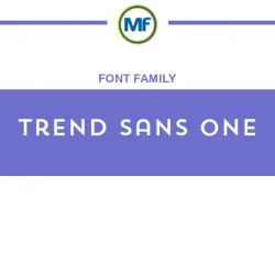 Trend Sans One Font: Free Download | MaisFontes
