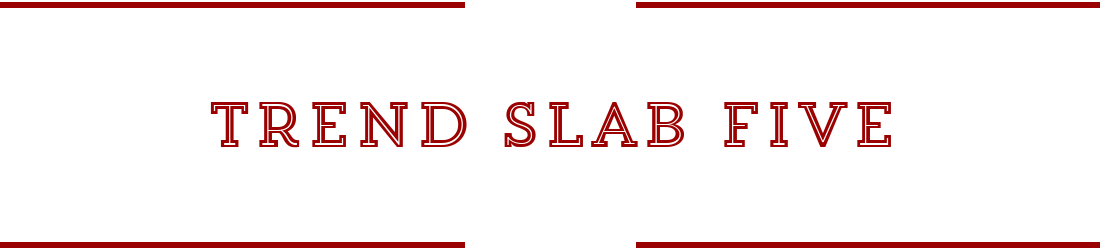 Trend Slab Five: Download Free Font | MaisFontes