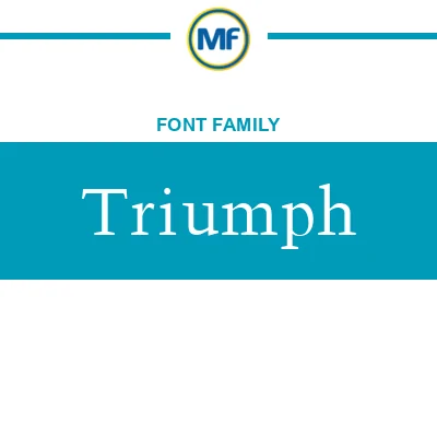 Triumph Font Family: Download Free | MaisFontes