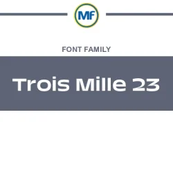 Trois Mille 23 Light Font: Free Download | MaisFontes