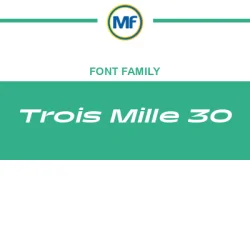 Trois Mille 30 Bold: Free Font Download | MaisFontes