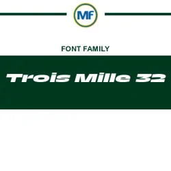 Trois Mille 32 Black: Free Font Download | MaisFontes