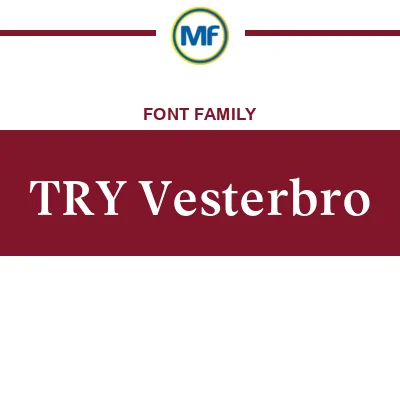 TRY Vesterbro Font Family: Download Free | MaisFontes