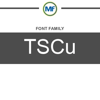 TSCu Font Family: Free Download | MaisFontes