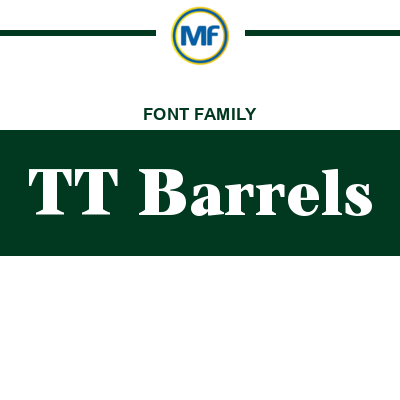 TT Barrels Font Family: Free Download | MaisFontes