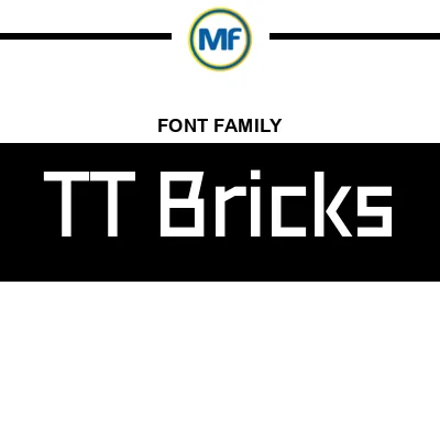 TT Bricks Font Family: Download Free | MaisFontes