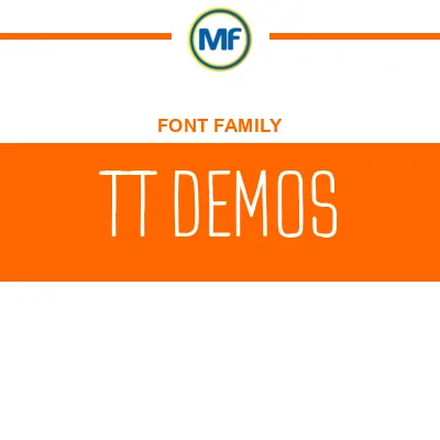 TT Demos Font Family: Free Download | MaisFontes