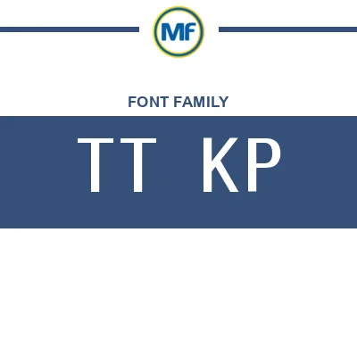 TT KP Font Family: Download Free | MaisFontes