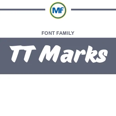 TT Marks Font Family: Free Download | MaisFontes