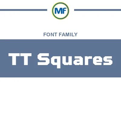 TT Squares Font Family: Free Download | MaisFontes