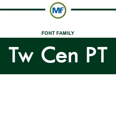 Tw Cen PT Font Family: Download Free | MaisFontes